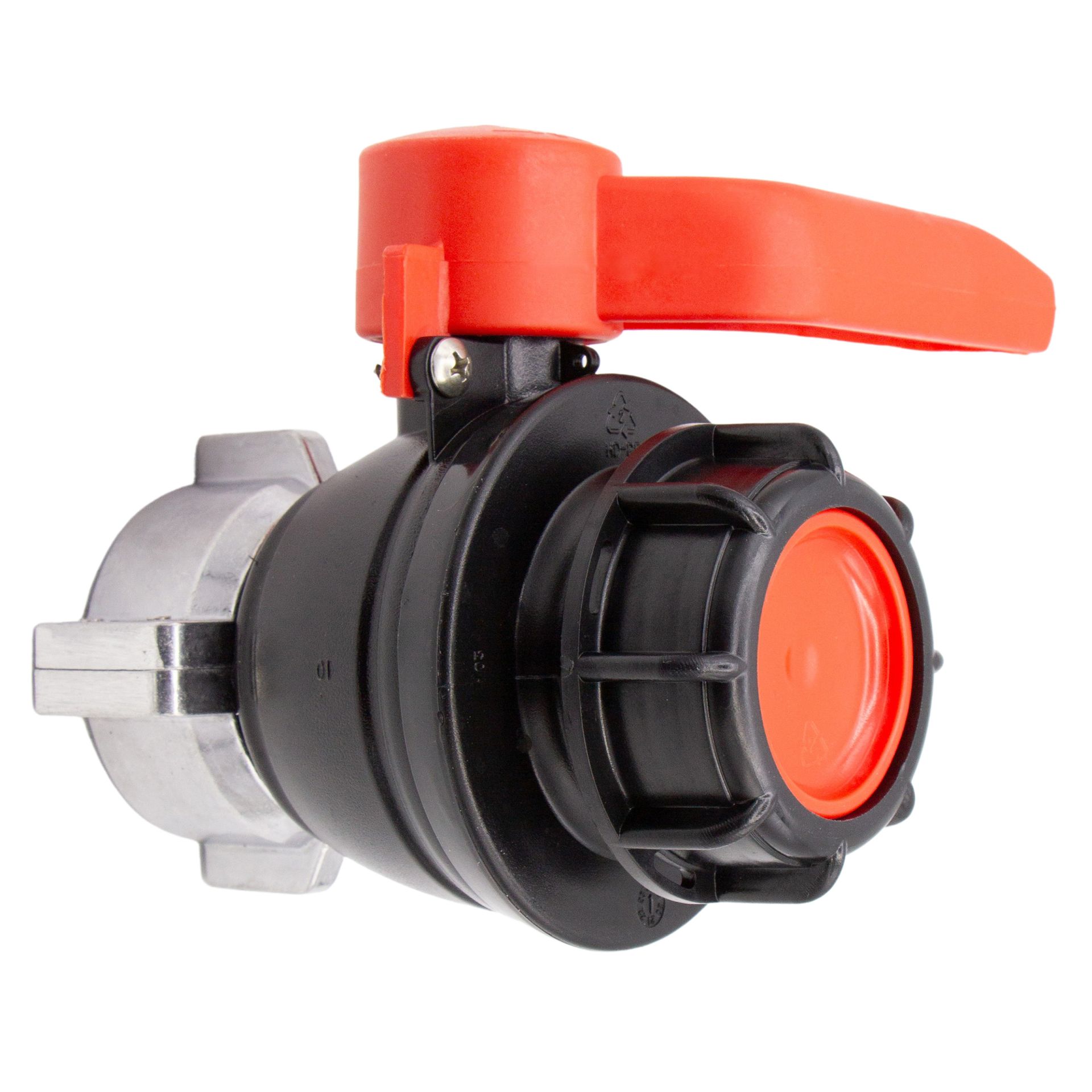 VARIOSAN IBC Kugelhahn 18489, S60x6 (60 mm), DN50, ALU Überwurf | 18489